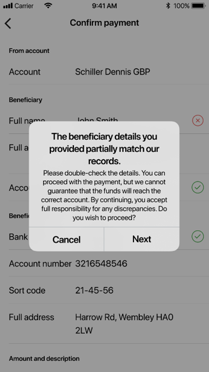 How does Confirmation of Payee (CoP) work? – Privat3 Money